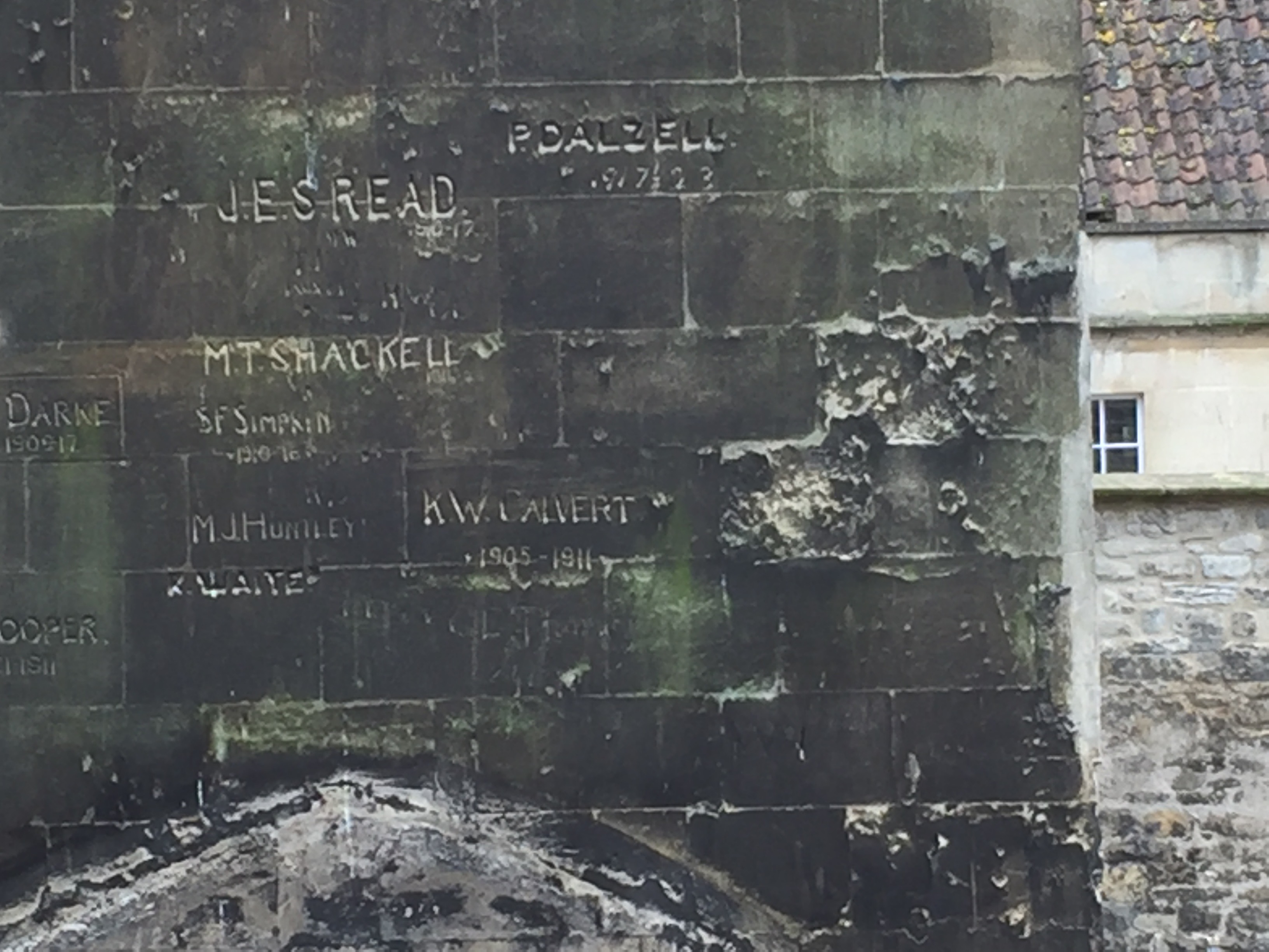Wall of names finally reveals its story – BATH NEWSEUM